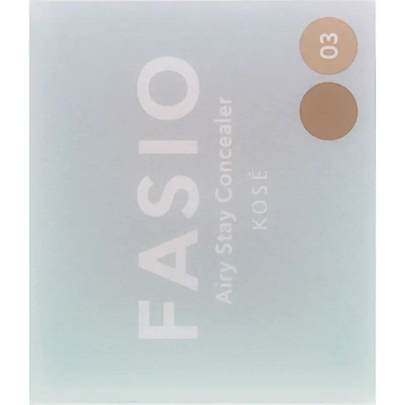 Kose Fasio Airy Stay Concealer 03 Beige Dark Beige 1.5g - Cream Type C | YOYOJAPAN Store