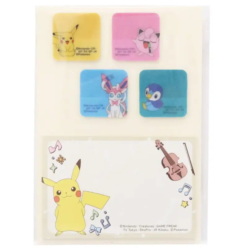Pokemon [Seal Sticky Note] Mark Sticky Note / Music Pokemon | YOYOJAPAN ...